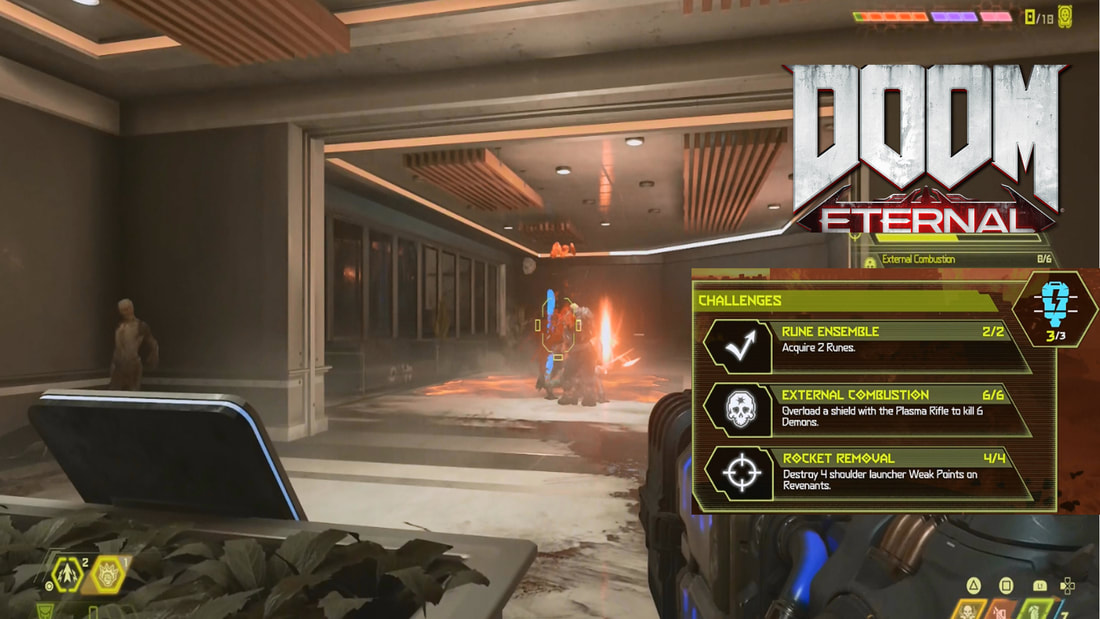 DOOM Eternal – All Mission Challenges (Mission 6 - Arc Complex : Rune ...