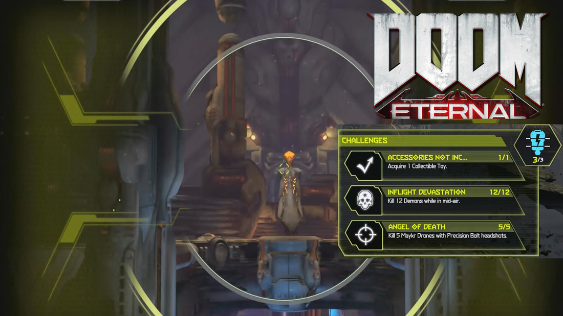 DOOM Eternal - All Mission Challenges (Mission 12 - Urdak : Angel Of ...