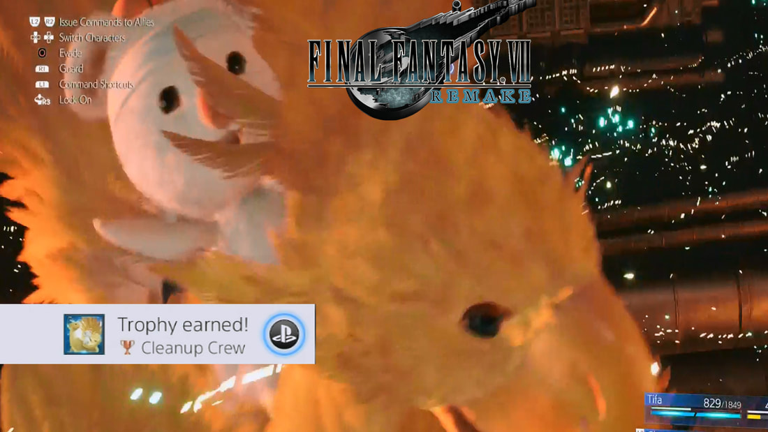 (FF7R) Final Fantasy VII Remake : Cleanup Crew (Chocobo & Moogle ...