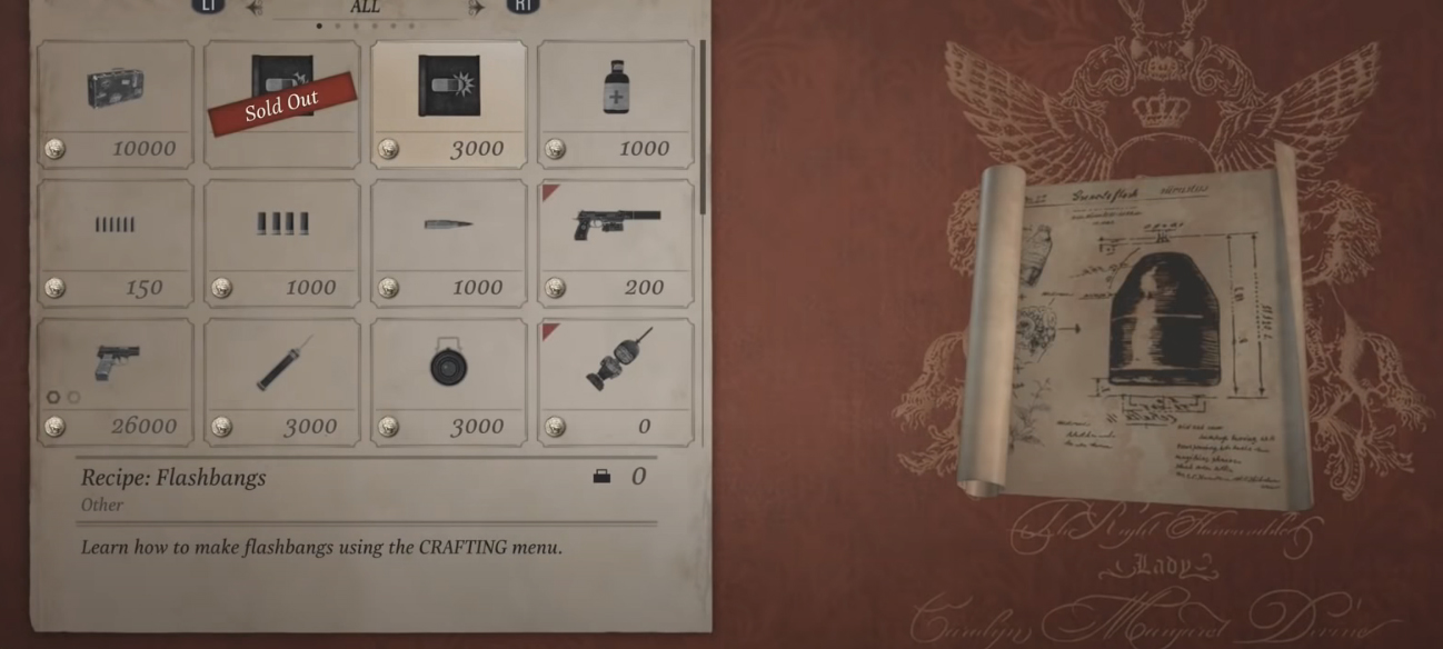 Resident Evil Village – Recipe: Flashbangs (Crafting – Artisan) Guide