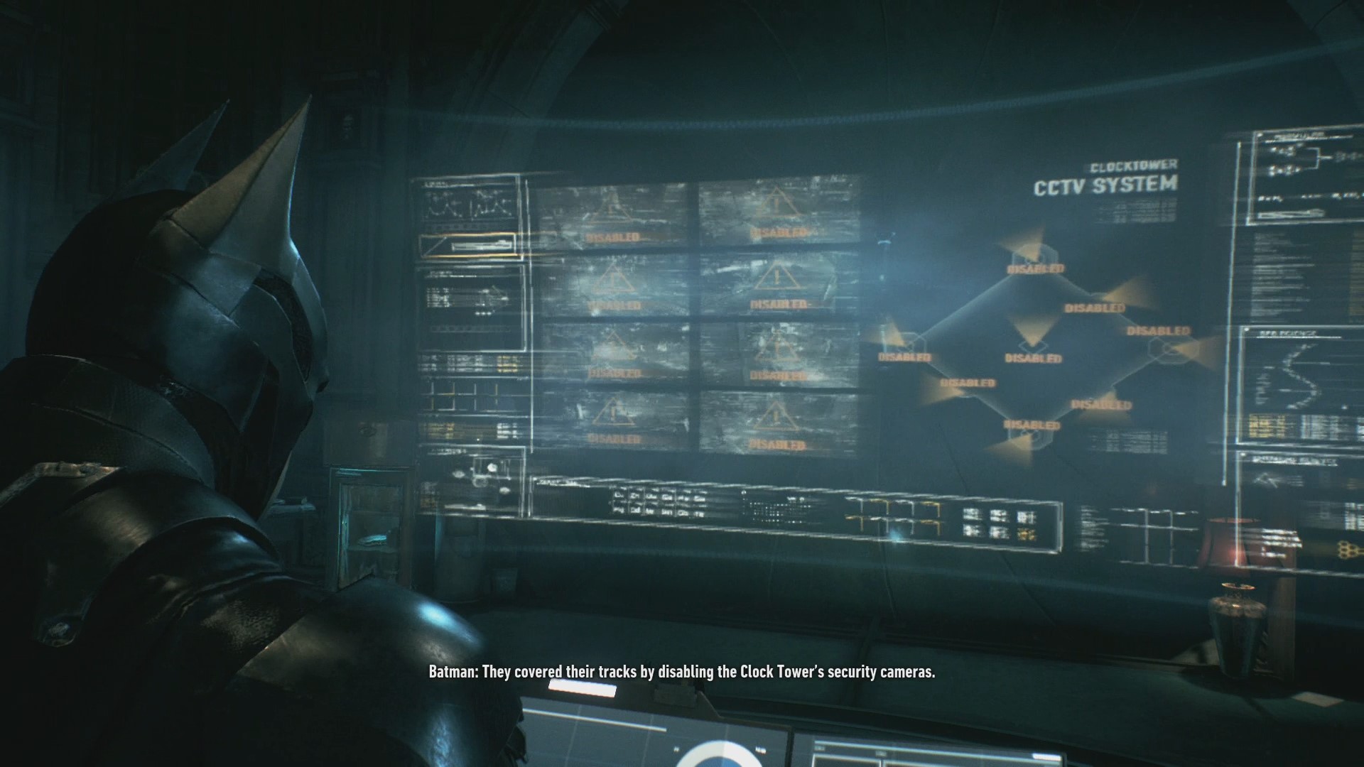 Batman Arkham Knight - Oracle Kidnapping (Clock Tower Puzzle)