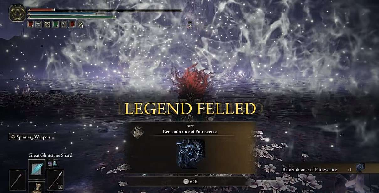 Putrescent Knight Boss In Elden Ring Shadow Of The Erdtree