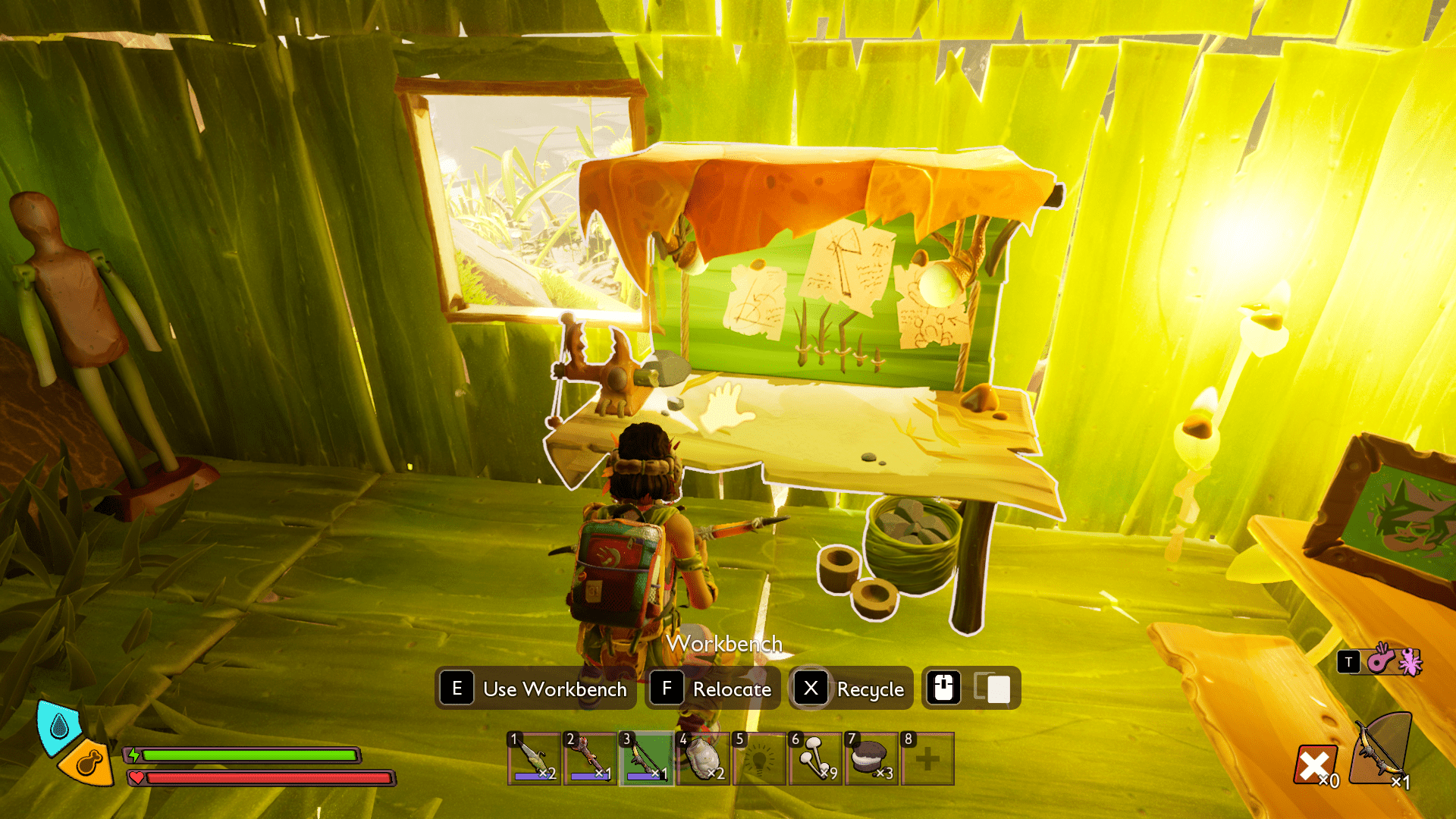 Here's how to build a Workbench in Grounded 2